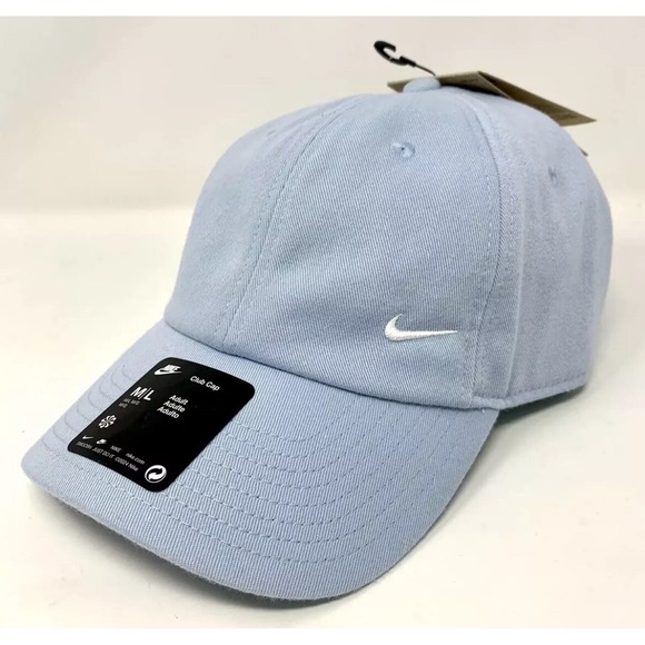 Nike | Accessories | Nike Club Cap Unstructured Light Blue Adjustable ...
